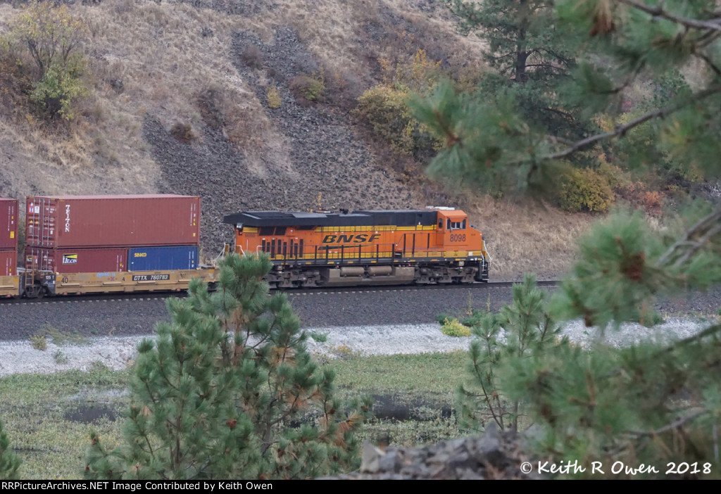 DPU on an Eastbound Intermodal